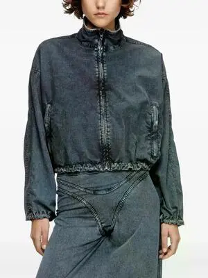 DIESEL® G-leam-r1 Cropped Denim Jacket