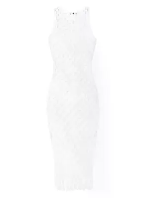 Christopher Esber Knitted Mesh Tank Dress