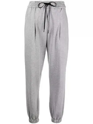 3.1 Phillip Lim Mélange Effect Drawstring Track Pants - Grey