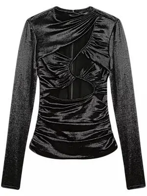 Isabel Marant Étoile Silk Blend Lurex Top