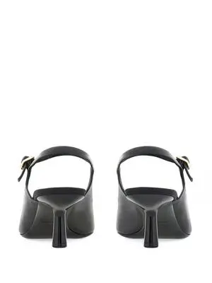 FERRAGAMO 55mm Bow Detail Slingback Pumps