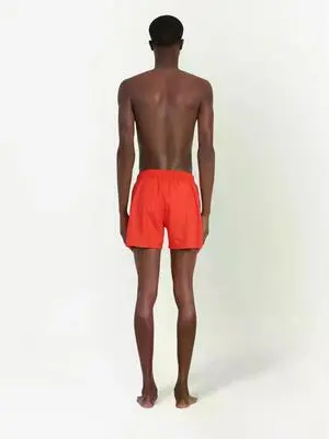 Balmain Metallic-logo Swim Shorts