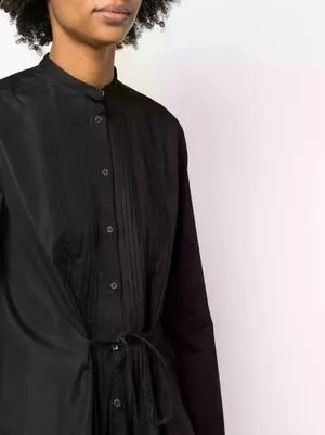 Aspesi Peplum Button-down Shirt - Black