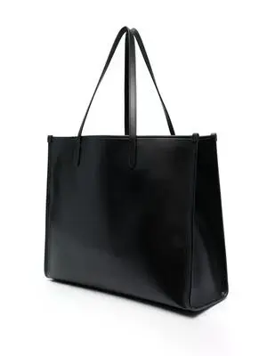 Dolce & Gabbana Logo-embossed Leather Tote Bag