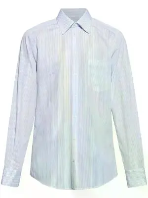 Dolce & Gabbana Striped Cotton Shirt - Blue
