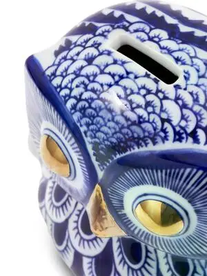 POLSPOTTEN Owl Ceramic Money Box