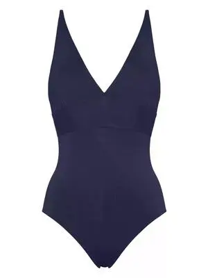 ERES Larcin Plunge Neck One-piece Swimsuit - Blue