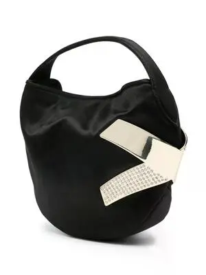 GENNY X-jewel Satin Mini Bag - Black