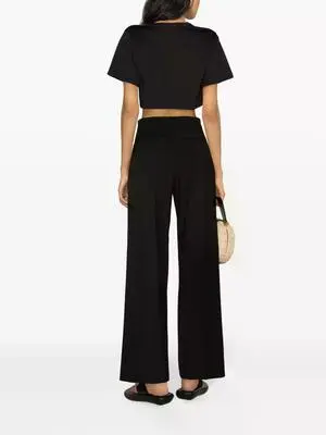 Max Mara Logo Print Cropped T-shirt