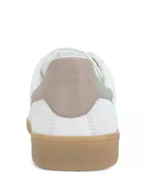 Elisabetta Franchi Leather Lace-up Sneakers - White