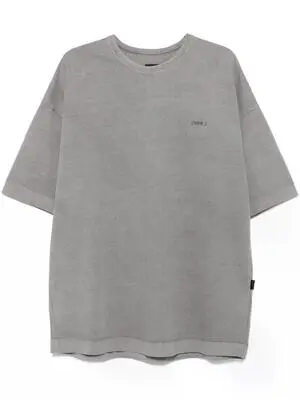 JUUN.J Logo-embroidered T-shirt - Grey
