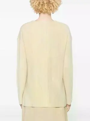 JOSEPH Ribbed-knit V-neck Sweater