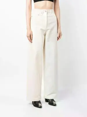 PETER DO High-rise Wide-leg Jeans