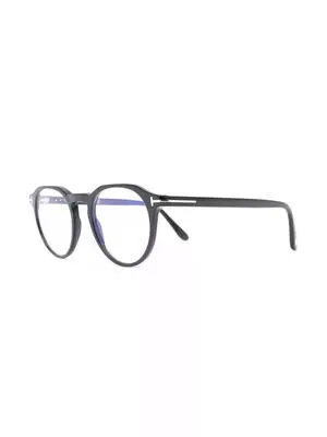 TOM FORD Ft5833b Round Frame Acetate Glasses