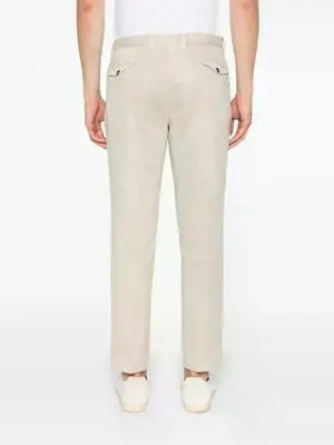 DELL'OGLIO Pleat-detail Trousers - Neutrals