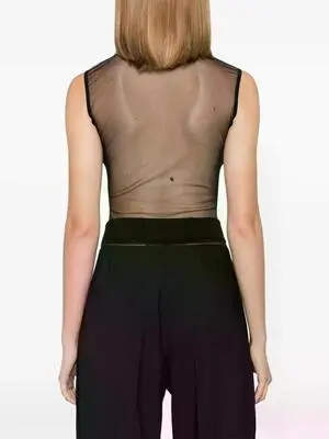 NENSI DOJAKA Sleeveless Mesh Bodysuit