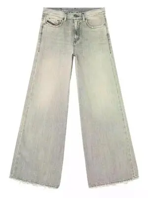 DIESEL® Diesel 1978 D-Akemi Wide Leg Jeans Grey