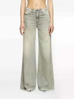 DIESEL® 1978 D-akemi Wide Leg Jeans - Grey
