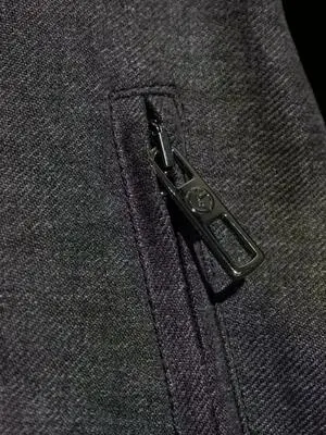 Giorgio Armani Charcoal Bomber Jacket