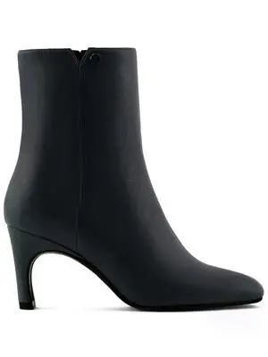 Armani Exchange Logo Plaque Ankle Boots