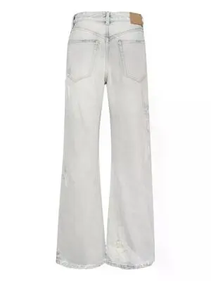 JNBY Distressed Wide-leg Jeans