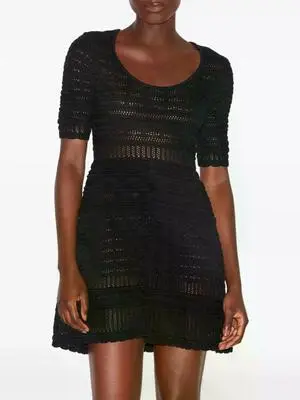 MARANT ETOILE Marjant Étoile Abril Crochet Knit Dress - Black