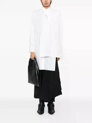 Yohji Yamamoto Layered Design Shirt - Neutrals