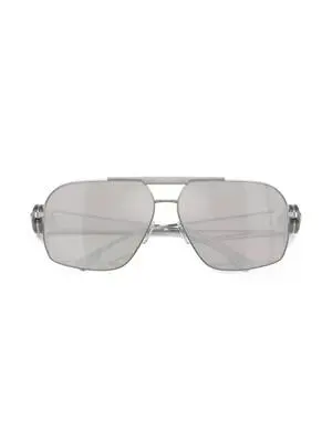 Versace Pilot Frame Sunglasses With Medusa Motif