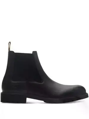 Burberry Leather Chelsea Boots - Black