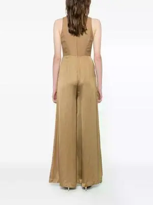 TWINSET Long Satin Jumpsuit