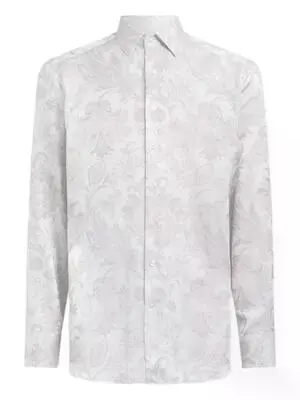 Etro Cotton Jacquard Shirt - White