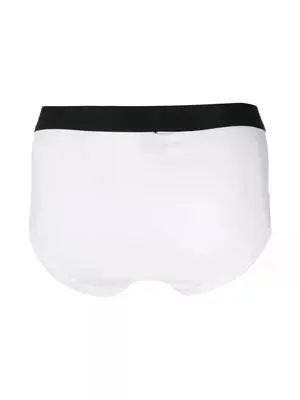TOM FORD Logo-waistband Briefs - White