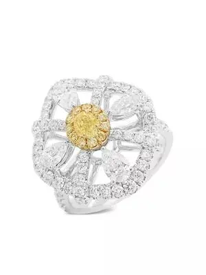 HYT JEWELRY 18kt White Gold Diamond Ring