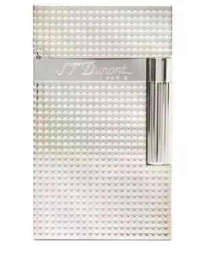 S.t. Dupont Engraved-logo Detail Lighter - Silver