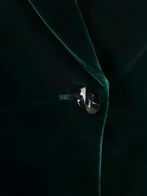 Giorgio Armani Single-breasted Velvet Blazer