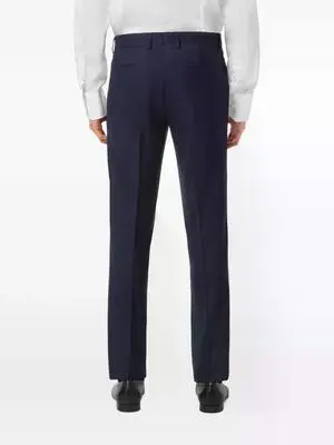 BILLIONAIRE Tailored Button-fastening Trousers - Blue