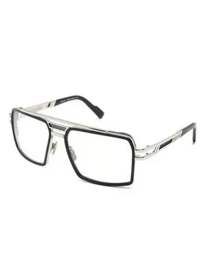 Cazal 6033 Square-frame Glasses - Silver