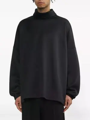 Fear Of God Logo-appliqué Polo-collar Sweatshirt