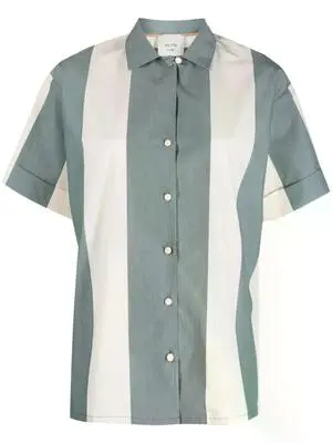 ALYSI Striped Cotton Shirt