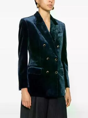 TOM FORD Velvet Double-breasted Blazer