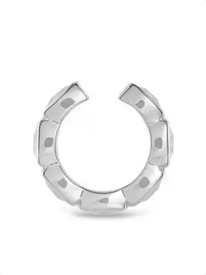 Tom Wood Sterling Cushion Crystal-embellished Ear Cuff