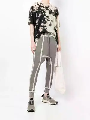 Boris Bidjan Saberi Tape-detail Drawstring Track Pants