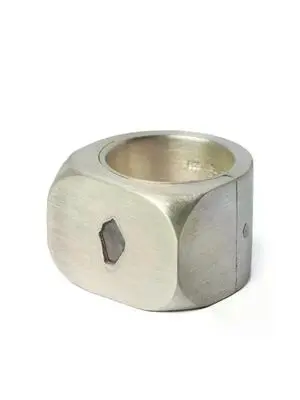 PARTS OF FOUR Sistema Sterling- Diamond Ring - Silver