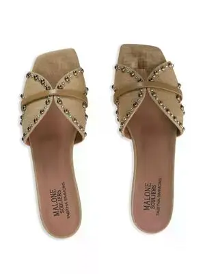 MALONE SOULIERS Keke Slides With Stud Embellishments