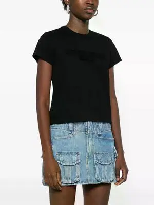Alexander Wang Logo-embossed Crewneck T-shirt