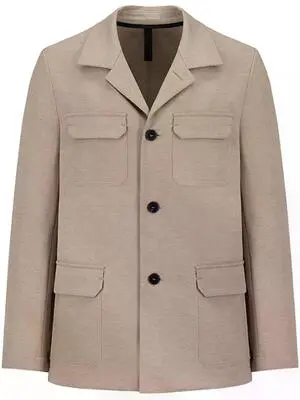 Harris Wharf London Patch Pocket Blazer - Oat