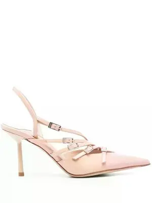 LE SILLA Slingback Pumps With Buckle Detailing - Neutrals