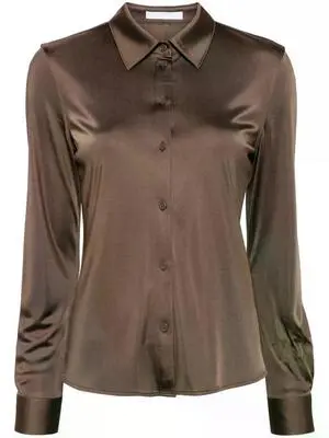 Helmut Lang Satin Button-up Shirt