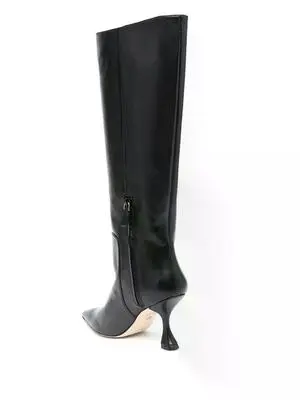 STUART WEITZMAN 95mm Pointed Leather Boots