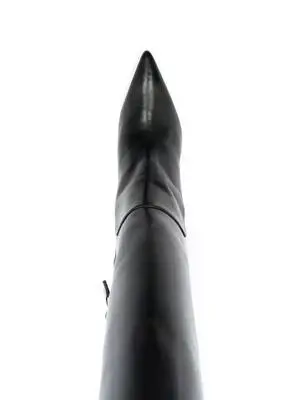 STUART WEITZMAN 95mm Pointed Leather Boots